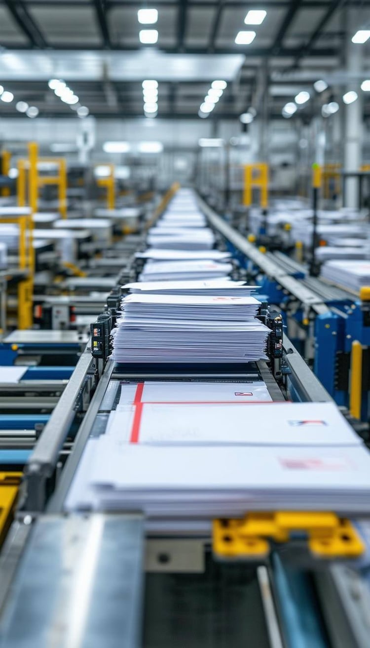 Seasonal Scaling of Mail Production and Warehouse Automation