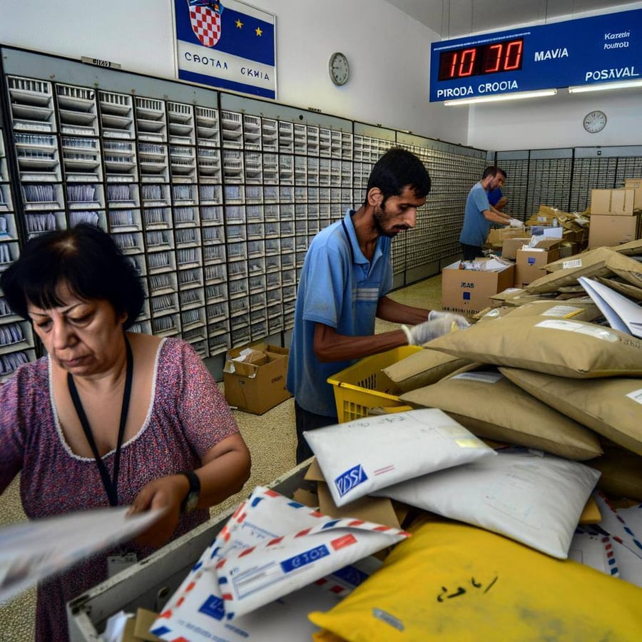 Croatian Post uses postal automation